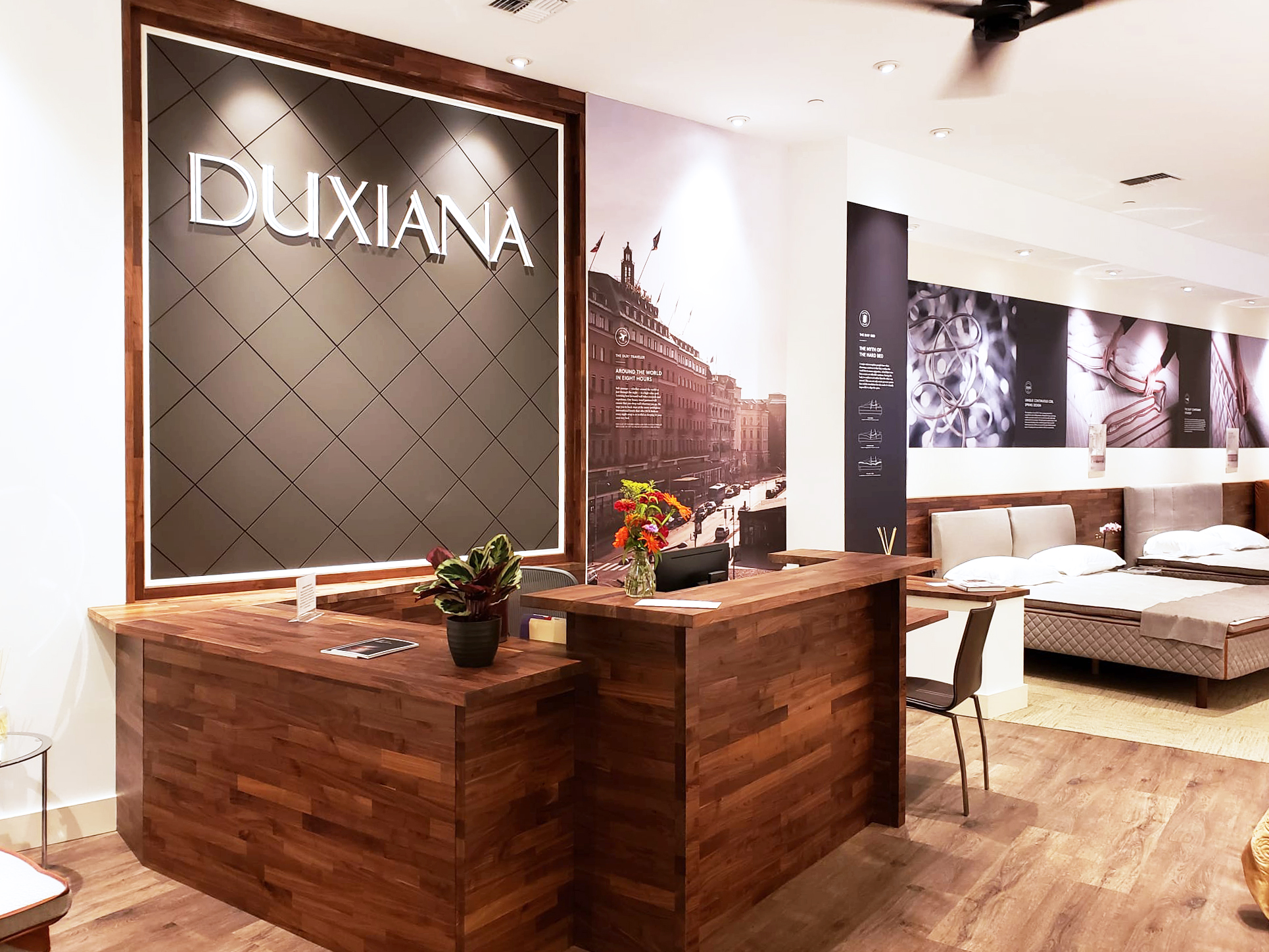 Duxiana Showroom Project by F&M Construction - F&M Construction & Remodeling